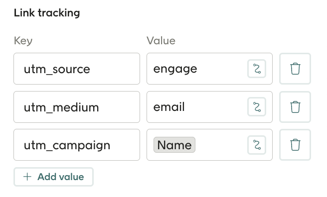 Sender details – Engage Help Center